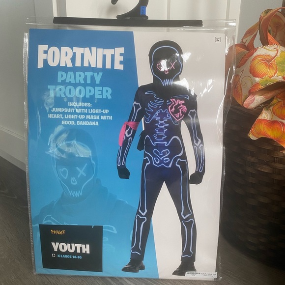 Costumes | Fortnite Party Trooper Costume | Poshmark